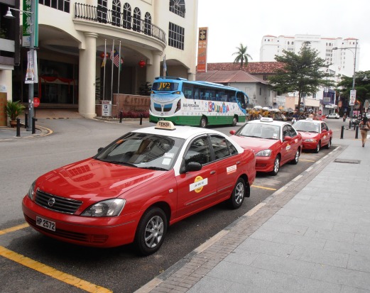 Taxis in Penang